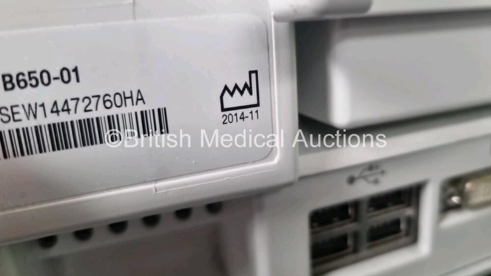 GE Carescape B650 Touch Screen Patient Monitor *Mfd - 2014* (Powers Up ...