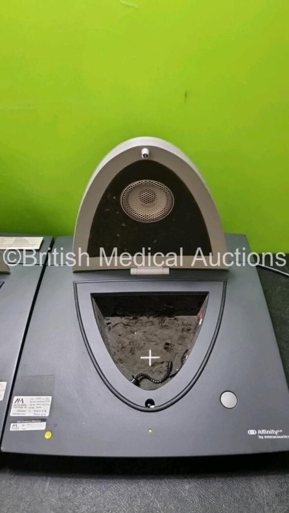 2 x Interacoustics Affinity 2.0 Audiometer and Hearing Aid System *Mfd ...