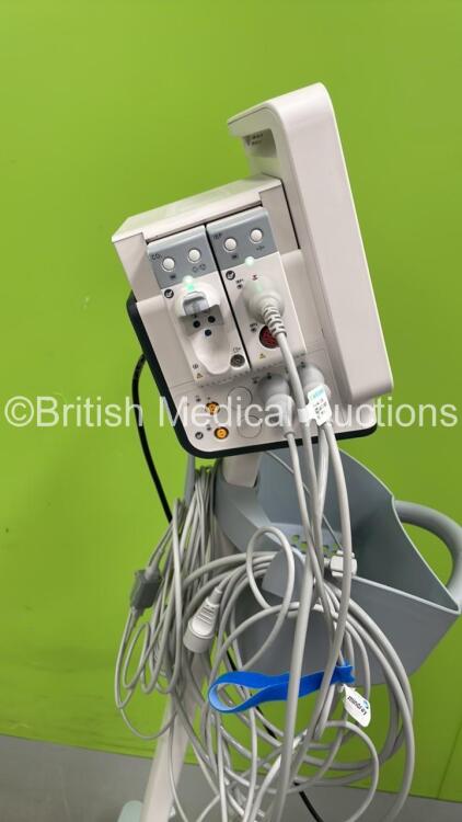 Mindray ePM 10M Patient Monitor on Stand with T1, T2, SPO2,NIBP and ECG ...