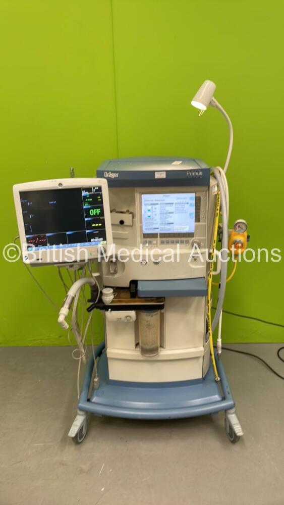 Drager Primus Anaesthesia Machine Software Version - 4.53.00, Operating ...