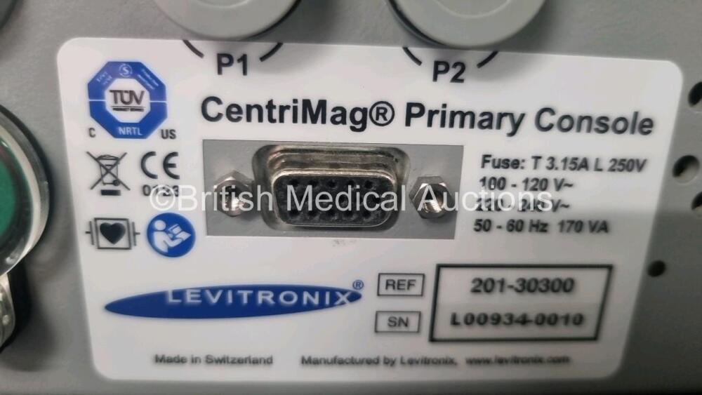 Levitronix Centrimag Primary Console (Powers Up) *SN L009340010* | May ...