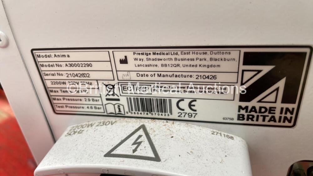 Prestige Medical Anima Autoclave (Powers Up) | May 2023 Mixed Medical ...
