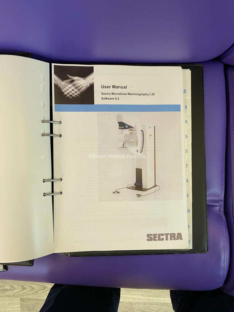 Sectra L30 Air MicroDose Mammography System Software 8.2 * Mfd 2010 * X ...