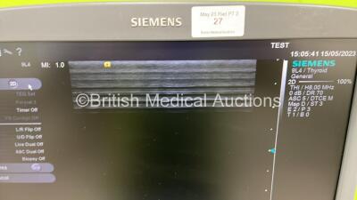 Siemens Acuson S2000 Flat Screen Ultrasound Scanner Model No 10041461 ...