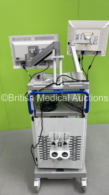 Storz Stack Trolley with Storz 200905 19 Monitor, Storz Wide View HD ...