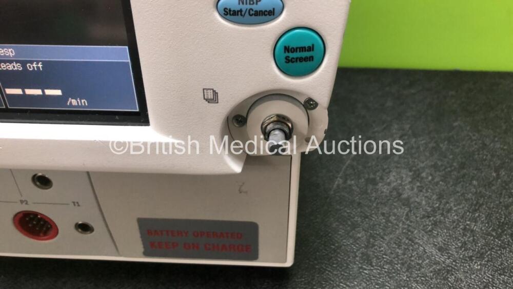 Datex-Ohmeda Cardiocap/5 Patient Monitor Including NIBP, ECG, SPO2, P1 ...