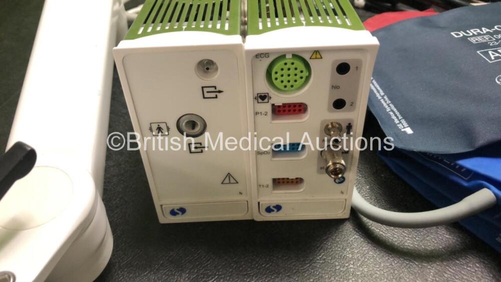 Job Lot Including 1 x Spacelabs 91496 Module Including ECG, SpO2, T1-2 ...