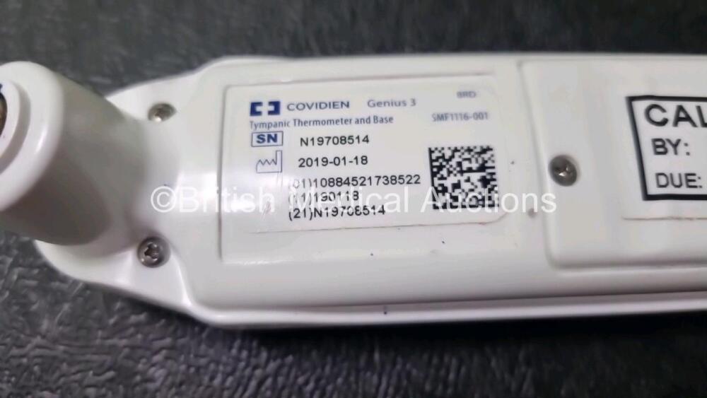 65 x Covidien Genius 3 Tympanic Thermometer with Bases (10 x Only in ...