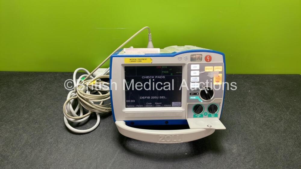 Zoll R Series Plus Defibrillator / Monitor with Pacer, ECG and Printer ...