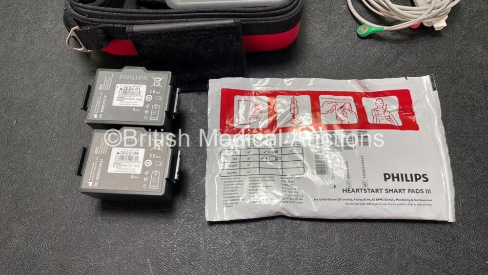 Philips Heartstart FR3 Defibrillator with 2 x Batteries *Install Dates ...