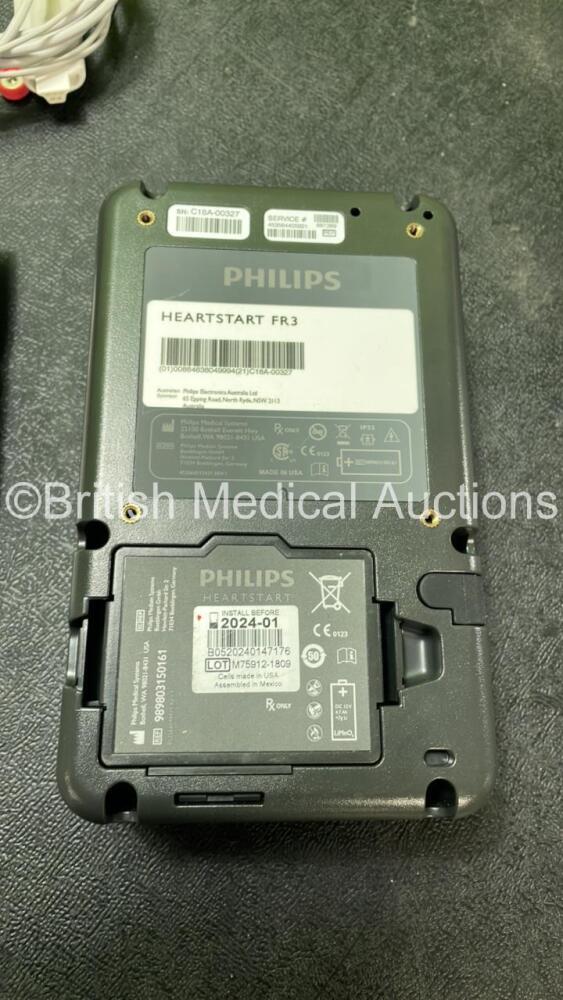 Philips Heartstart FR3 Defibrillator with 2 x Batteries *Install Dates ...