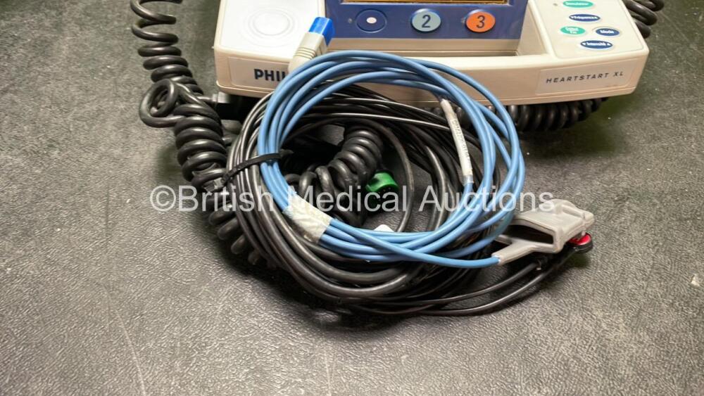 Philips Heartstart XL Defibrillator Including Pacer, ECG, SpO2 and ...