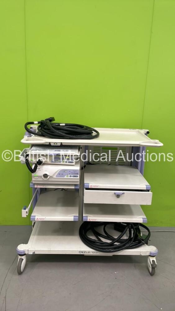 Olympus Stack Trolley with Olympus EVis Lucera CV-260SL Digital ...