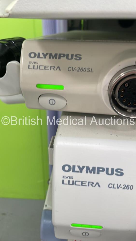 Olympus Stack Trolley with Olympus EVis Lucera CV-260SL Digital ...