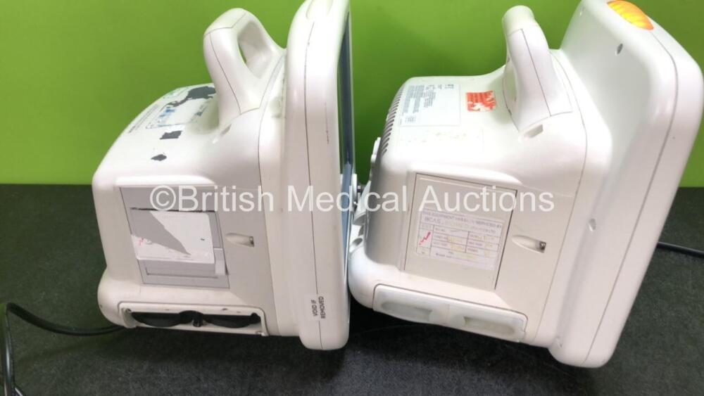 2 x GE Dash 4000 Patient Monitors Including ECG, NBP, CO2, BP1, BP2 ...