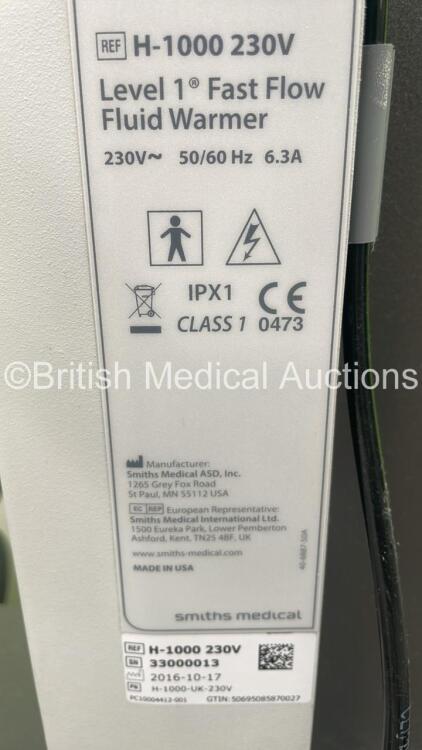 Smiths Medical Level 1 System 1000 Fluid Warmer (Powers Up) | June 2023 ...