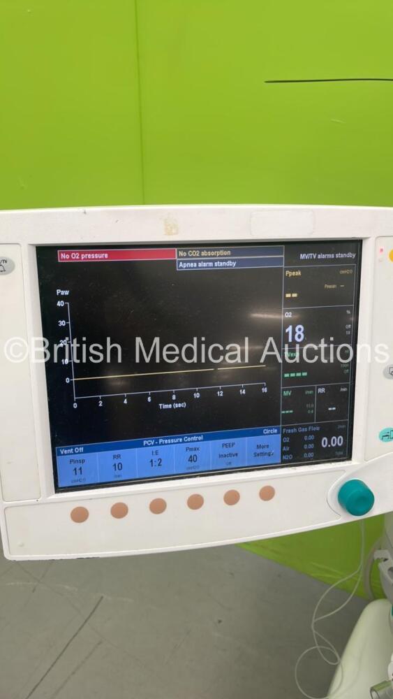 Datex-Ohmeda Aespire View Anaesthesia Machine Software Version 06.20 ...