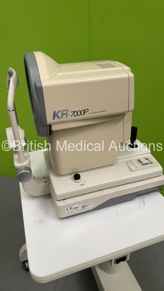 TopCon KR 7000P Auto Kerato Refractometer on Motorized Table (Powers Up ...