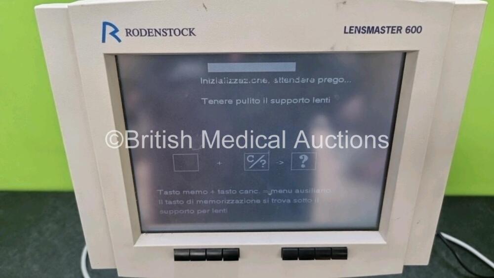 Rodenstock Lensmaster 600 Lens Analyzer (Powers Up) | June 2023 ...