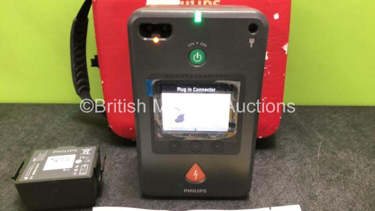 Philips FR3 Heartstart Defibrillator with 2 x Batteries *Install Dates ...