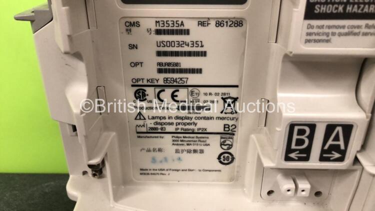 Philips Heartstart MRx Defibrillator Including Pacer, ECG, Temp SpO2 ...