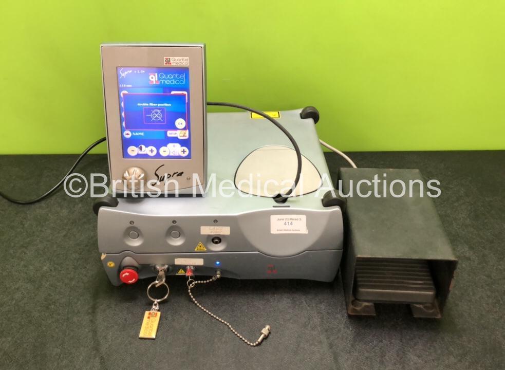 Quantel Medical Supra-T Laser with Footswitch and Key (Powers Up ...