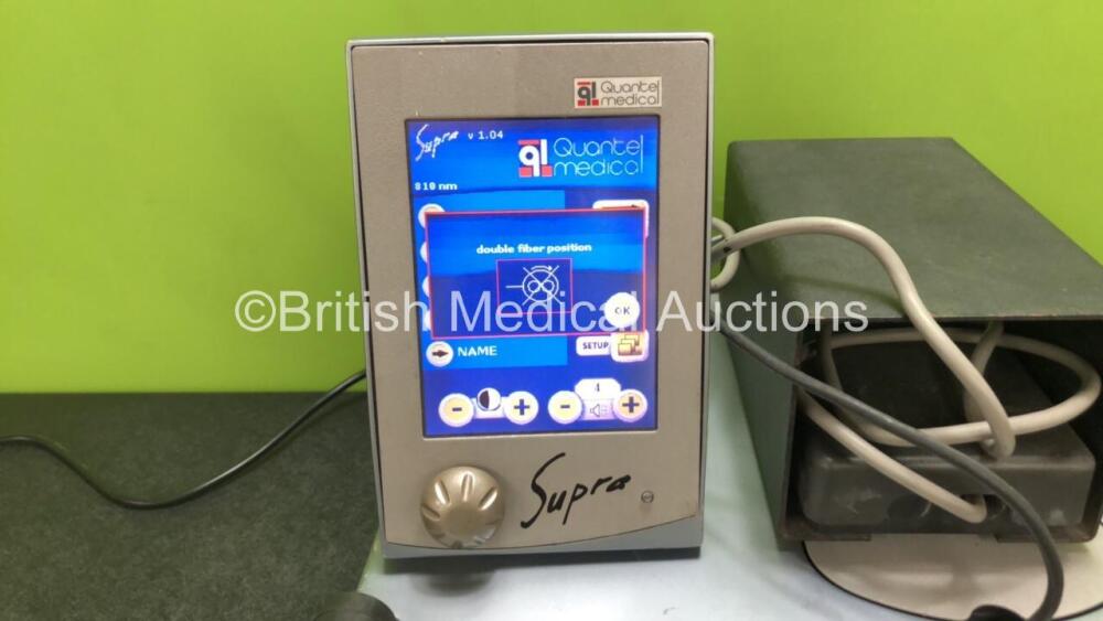 Quantel Medical Supra-T Laser with Footswitch and Key (Powers Up ...