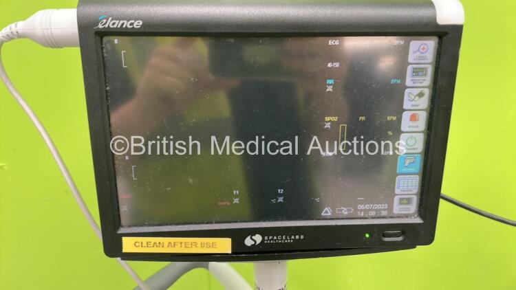 Mixed Lot Including Spacelabs elance Patient Monitor on Stand (Missing ...