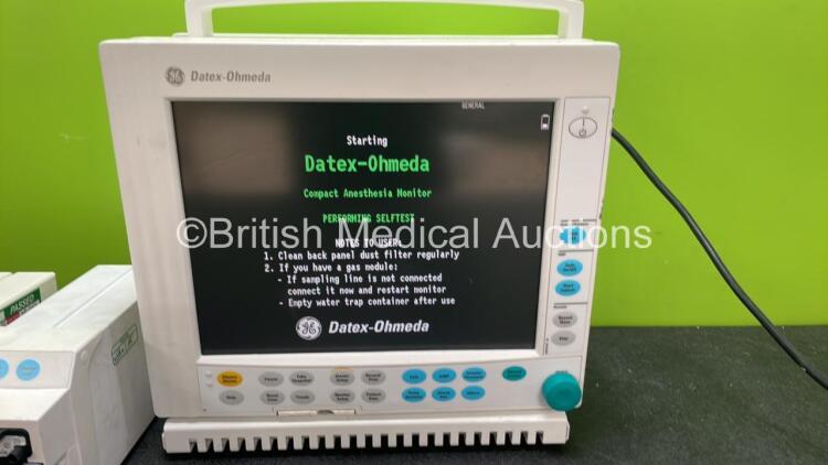 Datex Ohmeda Compact Anesthesia Patient Monitor with 1 x GE E-PRESTN ...