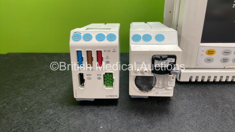 Datex Ohmeda Compact Anesthesia Patient Monitor with 1 x GE E-PRESTN ...