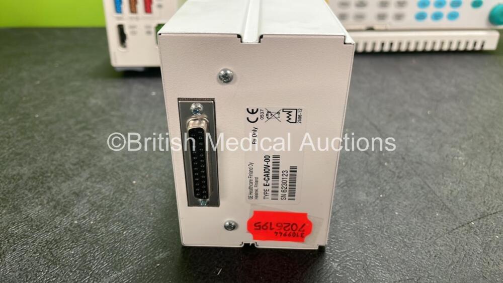 Datex Ohmeda Compact Anesthesia Patient Monitor with 1 x GE E-PRESTN ...