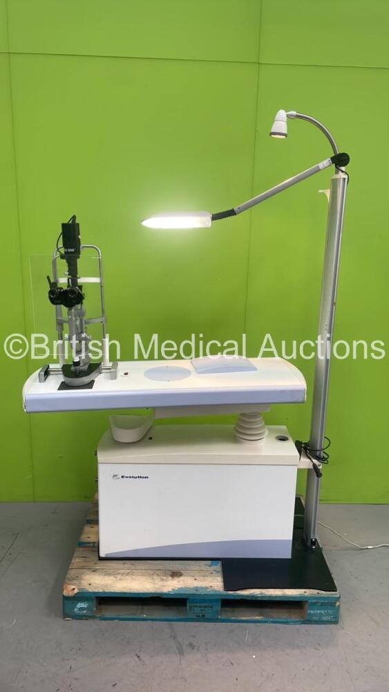 Luneau Evolution Ophthalmic Workstation with Haag Streit Bern BQ 900 ...