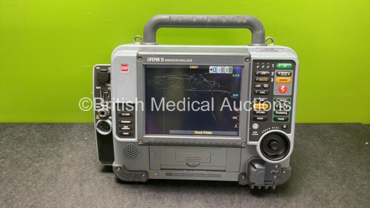 Medtronic Physio-Control Lifepak 15 12-Lead Monitor / Defibrillator ...