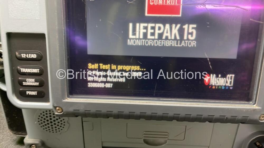 Medtronic Physio-Control Lifepak 15 12-Lead Monitor / Defibrillator ...