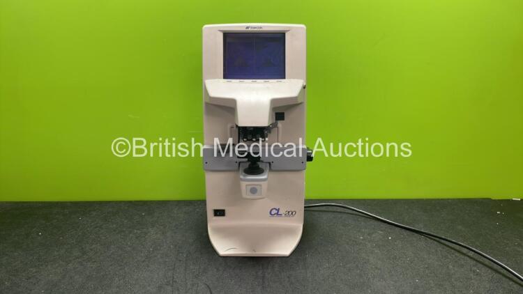 TopCon CL-200 Computerized Lensmeter (Powers Up with Initial Error ...