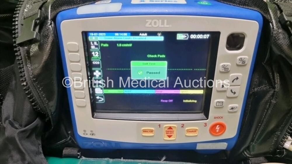 Zoll X Series Monitor / Defibrillator Including ECG, SPO2, NIBP, CO2 ...