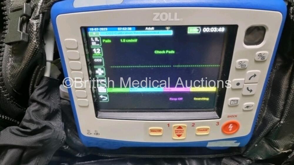 Zoll X Series Monitor / Defibrillator Including ECG, SPO2, NIBP, CO2 ...