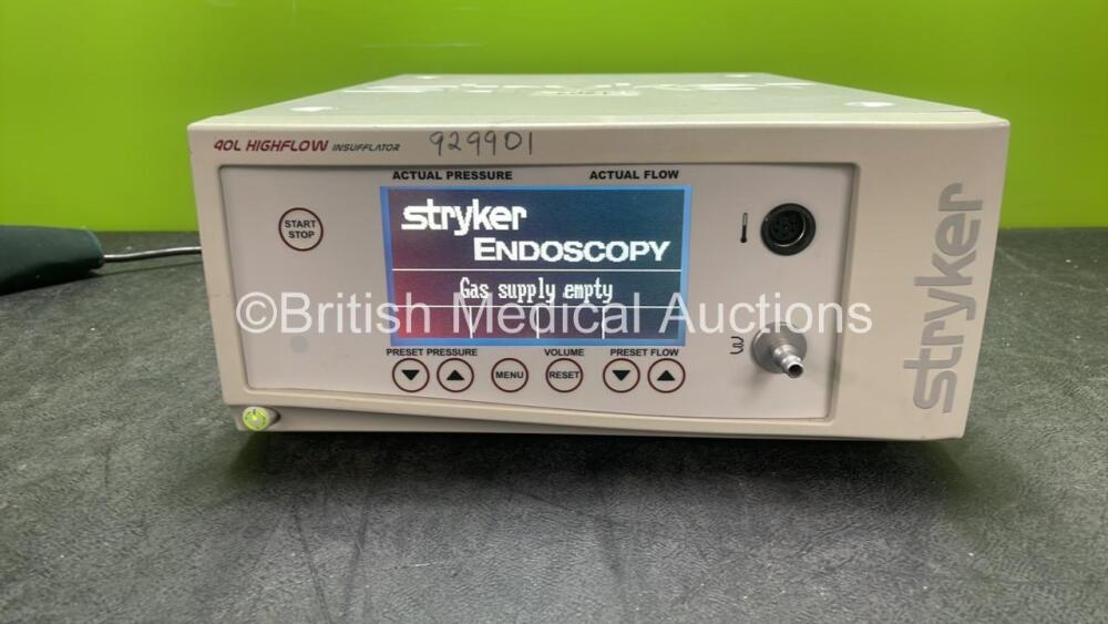 Stryker 40L High Flow Insufflator (Powers Up) | August 2023 Mixed ...