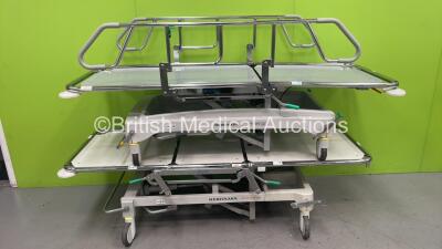 1 x Merivaara emergo Patient Trolley and 1 x Merivaara Acute Care Line ...