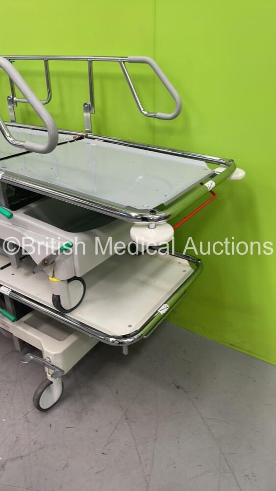 1 x Merivaara emergo Patient Trolley and 1 x Merivaara Acute Care Line ...