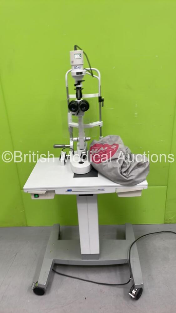 Haag Streit BC 900 Slit Lamp with 2 x 10x Eyepieces on Motorized Table ...