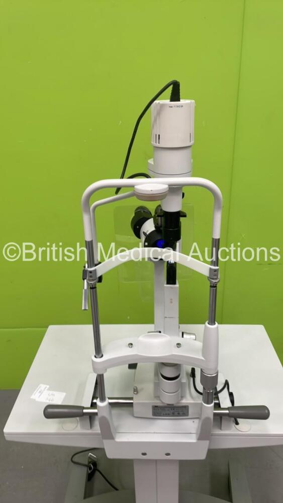 Haag Streit BC 900 Slit Lamp with 2 x 10x Eyepieces on Motorized Table ...