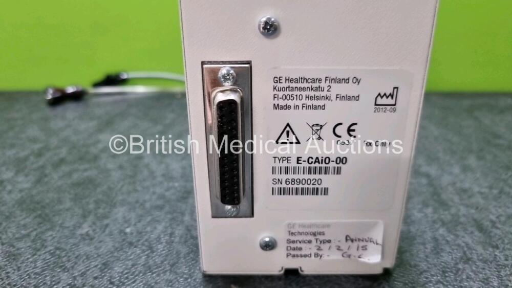 GE Type E-CAiO-00 Gas Module with D-fend Water Trap *SN 6890020 ...