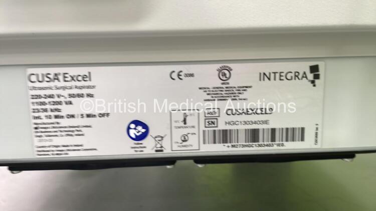 Integra Cusa Excel 9 Electrosurgical System with Dual Footswitch and Integra Cusa 36 Handpiece ...