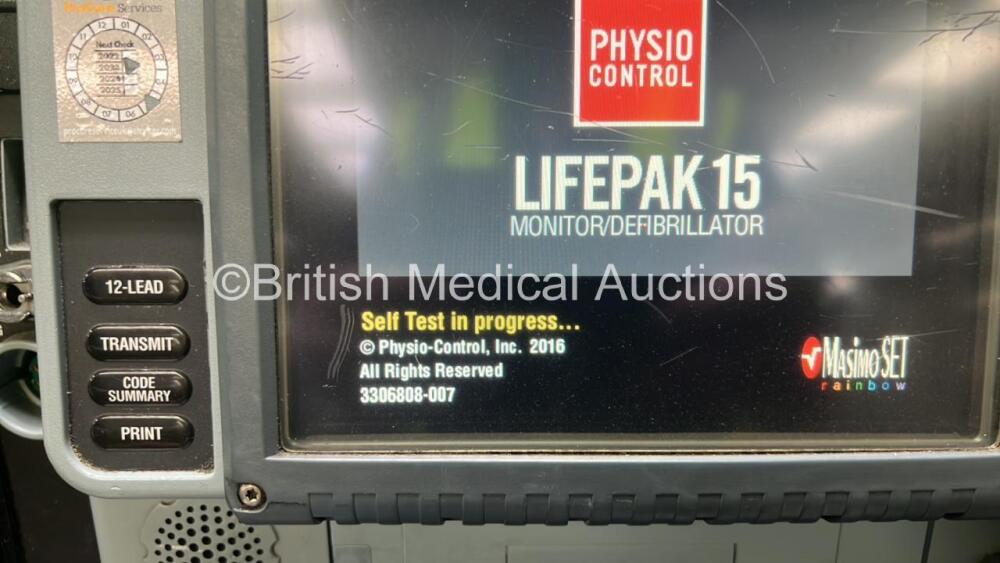 Medtronic Physio-Control Lifepak 15 12-Lead Monitor / Defibrillator ...