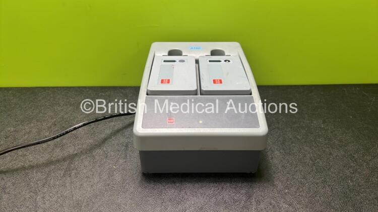 Medtronic Physio Control 2 Bay Battery Charger with 2 x Batteries ...