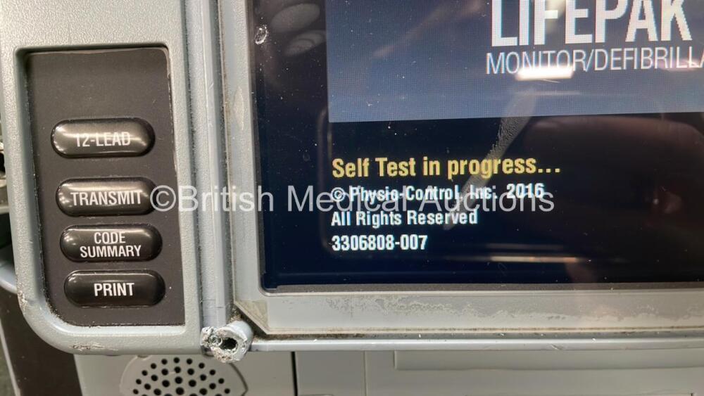 Medtronic Physio-Control Lifepak 15 12-Lead Monitor / Defibrillator ...