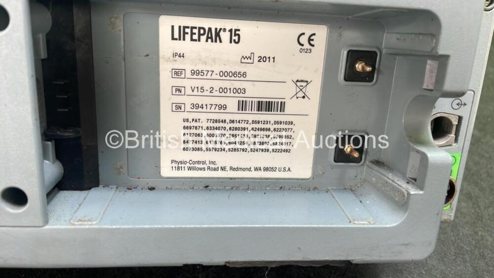 Medtronic Physio-Control Lifepak 15 12-Lead Monitor / Defibrillator ...