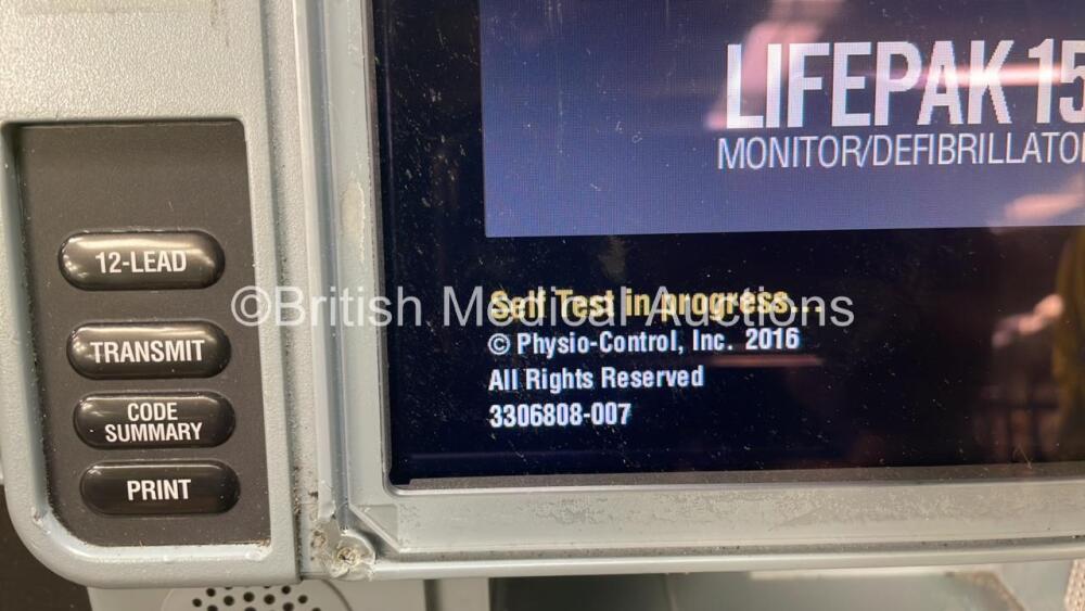 Medtronic Physio-Control Lifepak 15 12-Lead Monitor / Defibrillator ...