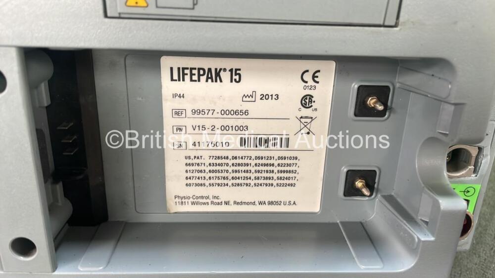 Medtronic Physio-Control Lifepak 15 12-Lead Monitor / Defibrillator ...